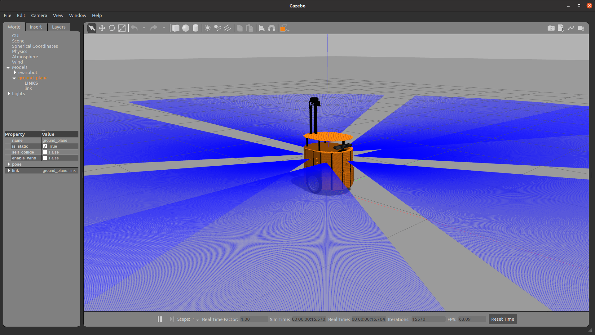 Robots Evarobot Noetic Explore The Evarobot Gazebo Model Ros Wiki